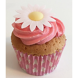 100 Beautiful 3d Edible Flower Cake Decorations: White Daisies