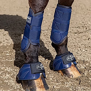 Professional's Choice Pro Performance Elite XC Boots | Front Pair | Navy | Medium