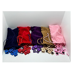 Mighty Hammer Original Magnetic Scrabble Tiles A-Z Educational Letters That Stick to Most Metal Surfaces. 100 Wooden Tiles - Full Scrabble Game. Learn and Play