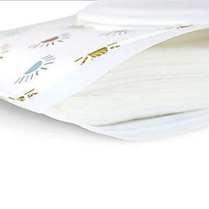 Itzy Ritzy Reusable Wipe Pouch – Take & Travel Pouch Holds Up to 30 Wet Wipes; Includes Silicone Wristlet Strap; Desert Sunrise