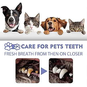 2PCS Pet Teeth Mouth Cleaning Spray, Pet Oral Care Cleaner, Cat & Dog Breath Freshener Spray