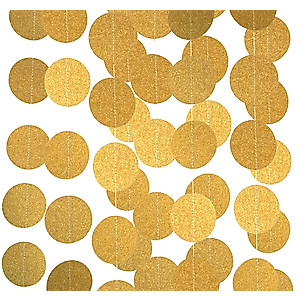 She Said Yaaas Banner, Garland & Confetti Set - Bachelorette, Engagement or Wedding Party Decorations - Sparkly Decorations with Super Fun Diamond Ring & Circle Confetti (Gold)