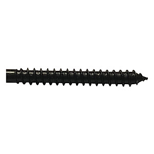 CLAW IT ON HEX LAG Screws (Black) 1/4" X 3" (7.5CM) - 50 Pack Black Hex Lag Screws 50 Pieces PER Box Protective Black Coating to Reduce Rust by Trenzek's
