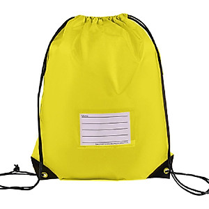 40 Pcs Drawstring Bags,Bulk Draw String Backpack, DIY Gym Sports Cinch Bag Sackpack for Women Men, Yellow