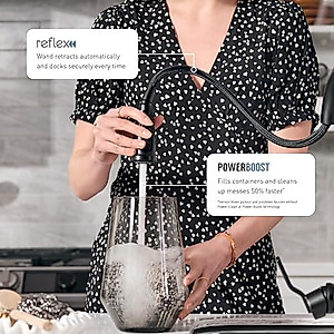 Moen Arbor Matte Black Smart Faucet Touchless Pull Down Sprayer Kitchen Faucet with Voice Control and Power Boost, 7594EVBL