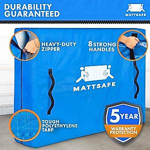 Nordic Elk Mattress Bags for Moving and Storage (full Xl Size) - Mattress Cover for Moving - Heavy Duty, 8 Handles and Strong Zipper Closure Storage Bag Supplies & Bags