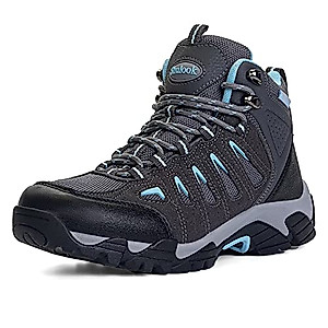 SHULOOK Women's Hiking Boots Waterproof Outdoor Trekking Camping Trail Hiking Boots Lightweight Hiking Boot