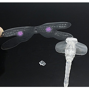 10PCS Unpainted Lure Blanks 5.39g 7.2cm Dragonfly with 4mm Free Fishing Eye Crankbait Simulation Blank Body Clear Hard Baits Trout Salmon Minnow Lure Popper Lures Topwater Freshwater 6104