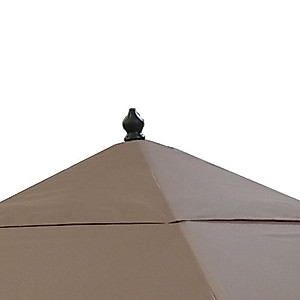 Garden Winds GO Hexagonal Gazebo Replacement Canopy Top Cover - RipLock 350