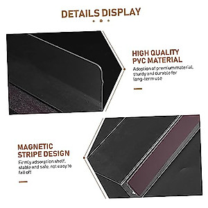 WHAMVOX 4pcs Shelf Divider Closet Shelf Separators Store Goods Separators Shelves Organizer Adjustable Shelves Book Dividers for Shelves Clear Shelf Clear Shelves L-Shaped Side Divider PVC