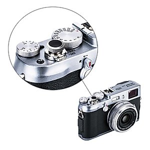JJC Camera Soft Release Button, Shutter Button for Fuji Fujifilm X-T5 X-T4 X-T3 X-T2 X-T30 X-T30 II X-T20 X-PRO3 X100VI X100V X-E4 X-E3 Sony RX1R II RX10 IV III Leica Q3 M10 M9 Nikon Df F3-2 Pack