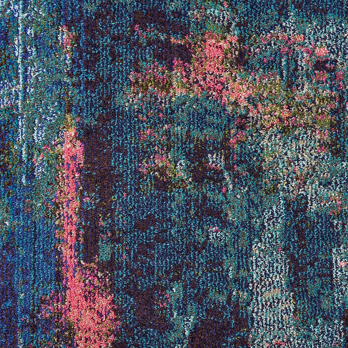 Nourison Celestial Blue/Yellow 9' x 12' Area Rug, Contemporary, Abstract, Easy Cleaning, Non Shedding, Bed Room, Living Room, Dining Room, Kitchen (9x12)