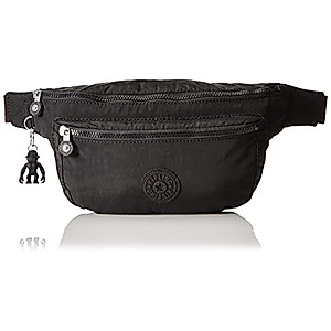 Kipling Women's Women's Yasemina Xl Waistpack, Extra Large Pack, Nylon Crossbody Fanny Waistpack, Black Noir, Extra Large US