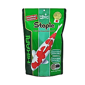 Hikari 17.6-Ounce Staple Floating Pellets for Koi and Pond Fish, Medium