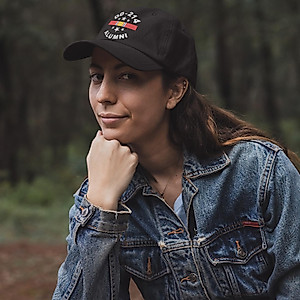 US Veteran Hat with Embroidered DD-214 Alumni and National Service Ribbon | Black