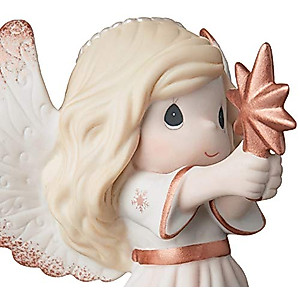Precious Moments Rejoice in The Wonders of His Love 9th Annual Angel Bisque Porcelain 191023 Figurine, One Size, Multi