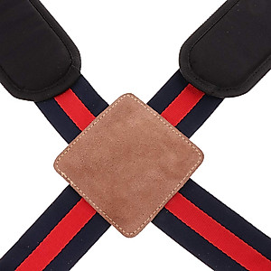 KLIZZA Replacement African Djembe Shoulder Strap Belt for Drummer Stage Performance - Red