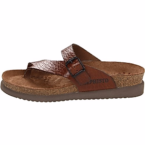 Mephisto womens Helen flats sandals, Desert Buffalo, 8 US