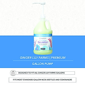 Ginger Lily Farms Premium Gallon Pump, Dispenses One Ounce Per Pump, Fits Most Standard Gallon Bottles and Containers
