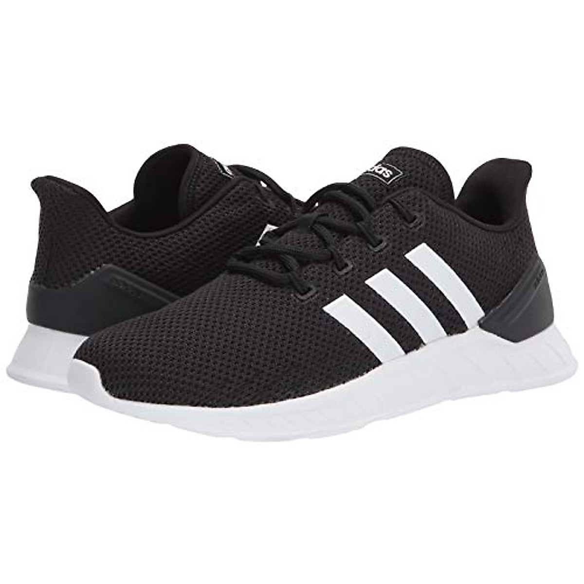 adidas Men's Questar Flow Nxt Running Shoe, Black/White/Black, 11