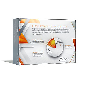 Titleist Velocity Golf Balls (One Dozen), 12 Pack
