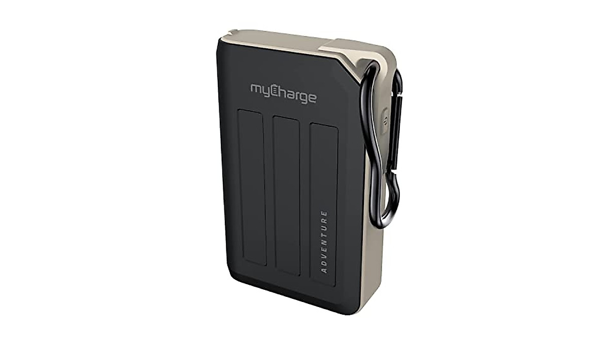 myCharge Waterproof Portable Charger 10050mAh for Outdoor Use