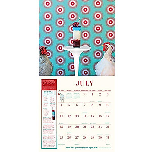 Drinking with Chickens Wall Calendar 2021