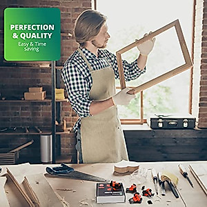 JPB Corner Clamps For Woodworking, 90 Degree Clamp, 4PCS Adjustable Spring Loaded Right Angle Clamp Set for carpenter, drilling, wood cabinets, frame | Pro Carson clamps for woodworking (5-22mm)