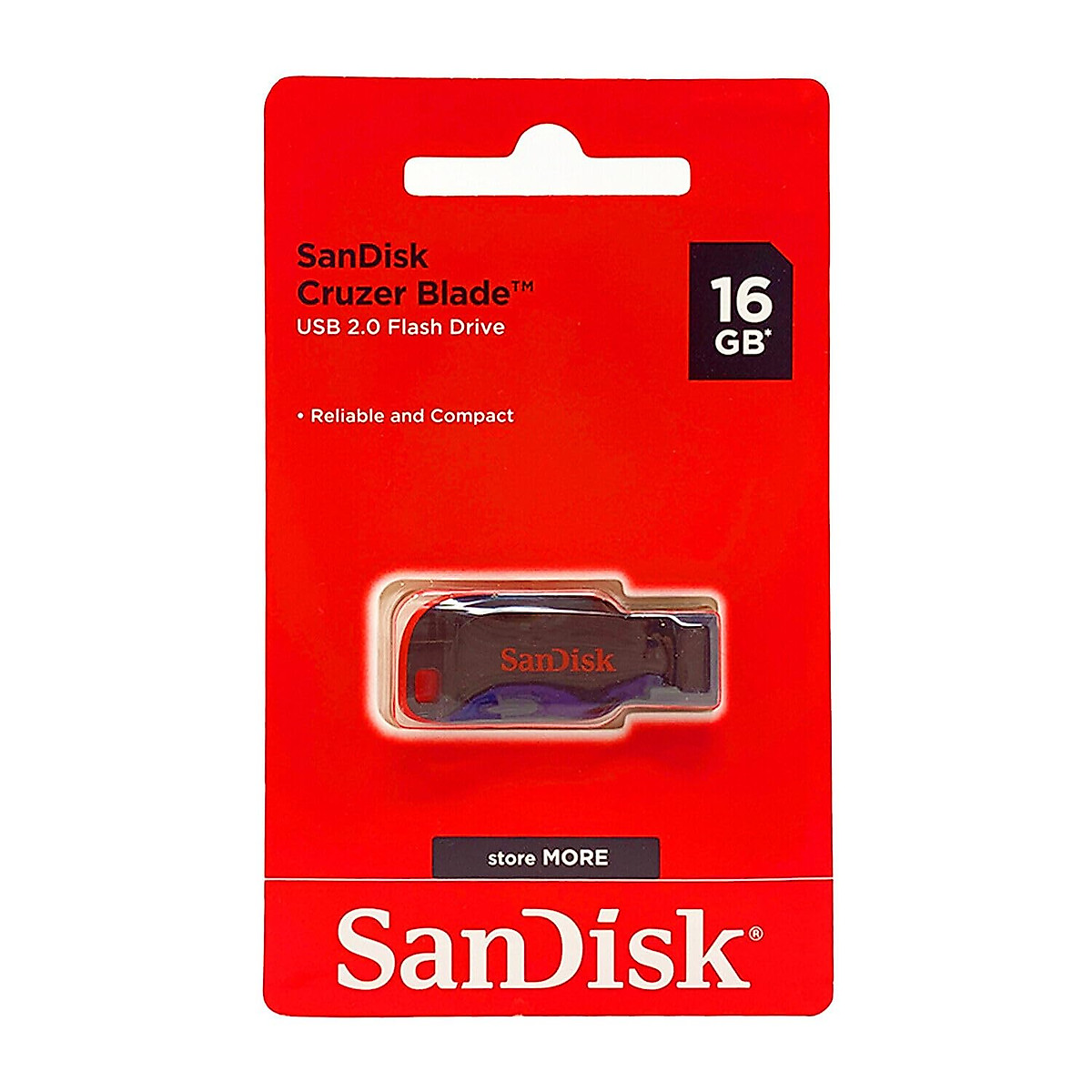 Pen Drive Cruzer Blade, SanDisk, Pendrives, Black