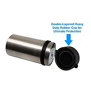 Connor Trailer Hitch Lock - 5/8" Stainless Steel Hitch Pin for Class III, IV, V Hitches, 1615280 Receiver Lock