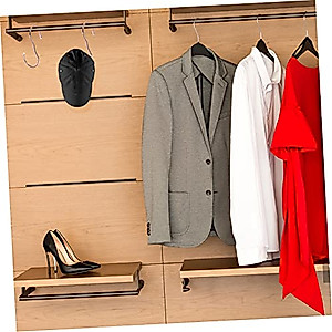 NOLITOY 8 Pcs s Hook Over Door Hanger Belt Hooks for Closet Hooks for Bags Wardrobe Bag Hanger Purse Hook Door Purse Hanger Closet Purse Hanger Bag Type Stainless Steel Pole Hook