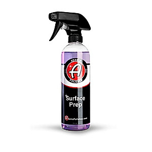 Adam's Surface Prep (16oz) - A Cleaner That Ensures Your Paint is Clean & Ready to Apply Any 9H Top Coat Ceramic Coating After Clay Bar, Car Wash & Orbital Polisher Treatment Purple