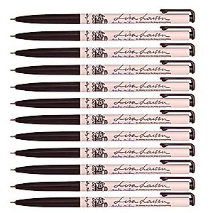 Xeno Baby Mikey 0.38 Mm Slim Ball Point Pen Box of 12 (Black)