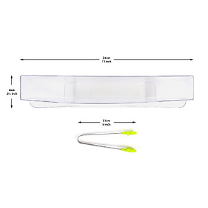 HONEYCOMB AFTERNOON Rice Paper Water Bowl - Rice Paper Holder Water Dipping Bowl, BPA Free, Reusable, Space-Saver - Spring Roll Summer Roll Wrappers Holder - Complete with Silicone Tongs