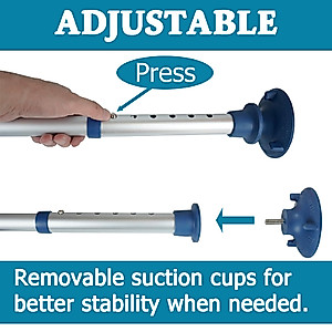 Bumjazz Shower Chair - Shower Stool - Heavy Duty Shower Chair for Inside Shower - Tool-Free Assembly - Shower Bench & Seat