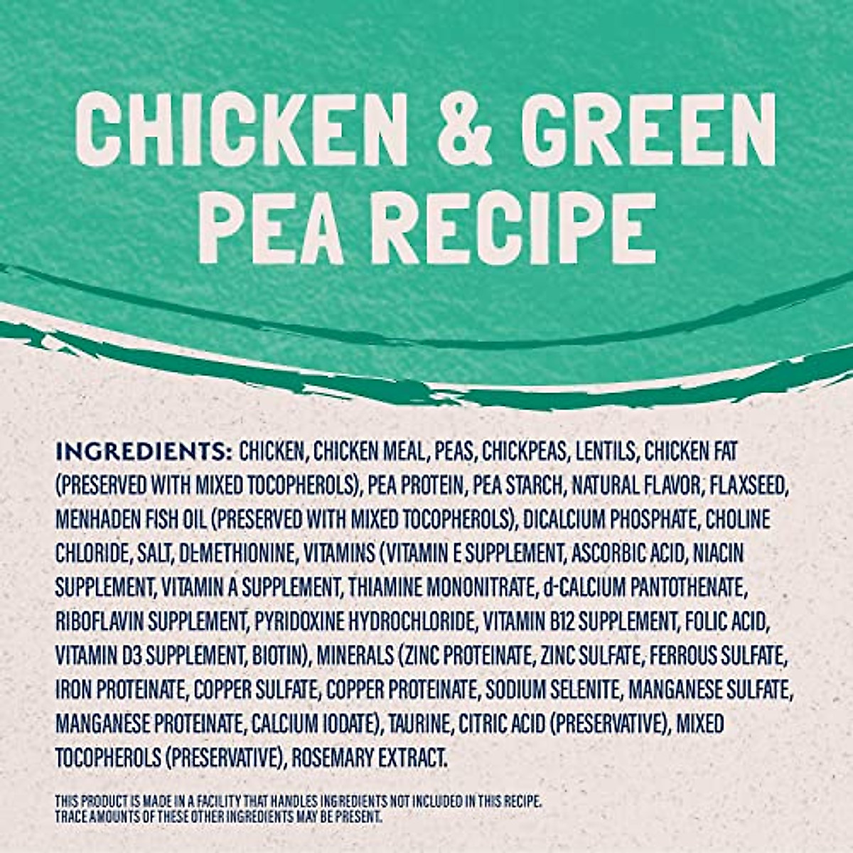 Natural Balance Limited Ingredient Adult Grain-Free Dry Cat Food, Chicken & Green Pea Recipe, 10 Pound (Pack of 1)