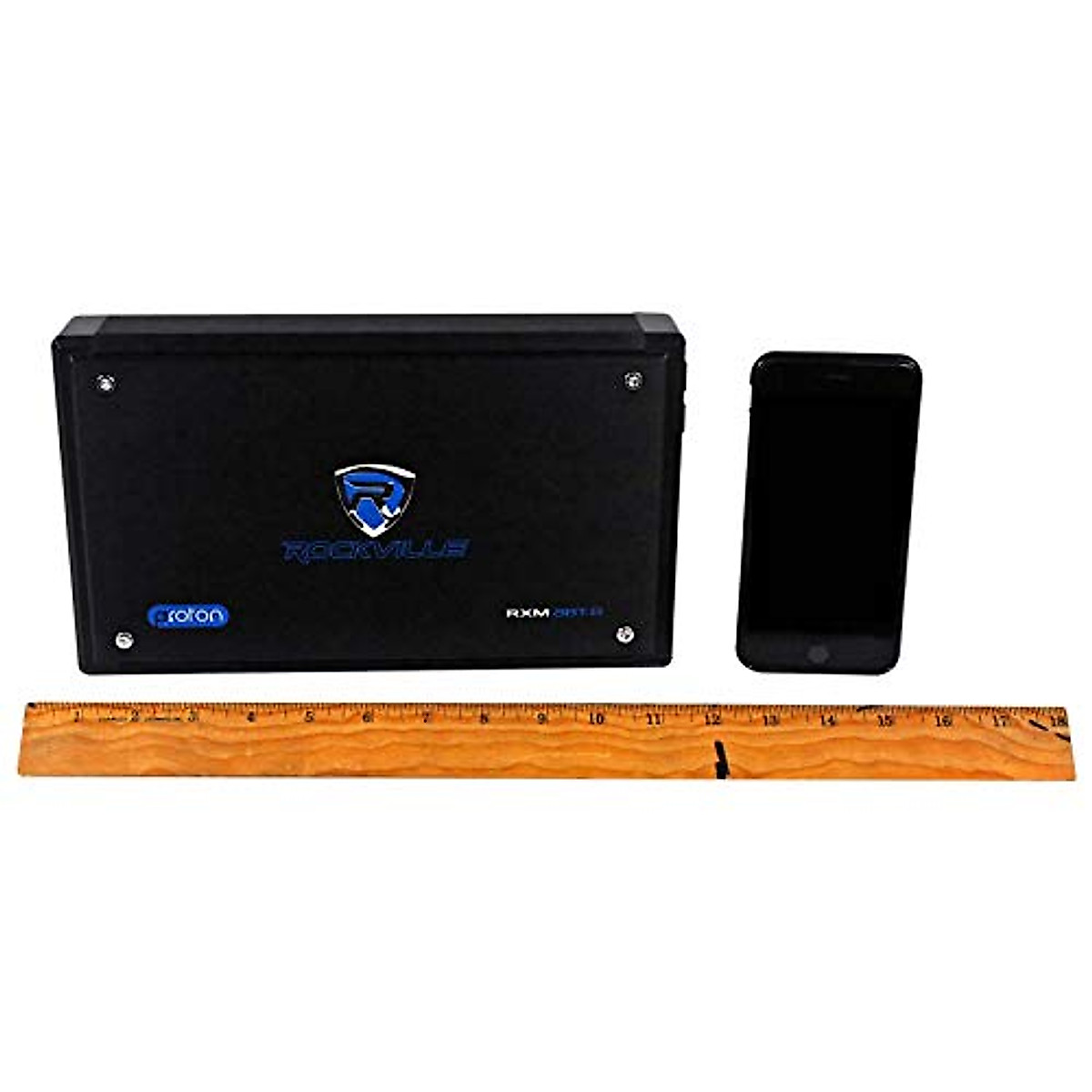 Rockville New RXM8BTB 8 Channel 1500 Watt Marine/Boat Amplifier Amp w/Bluetooth , Black