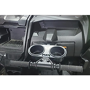 PBR Products Kawaswaki KRX 1000 Grab Bar Drink/Cup Holder Black Powder Coat