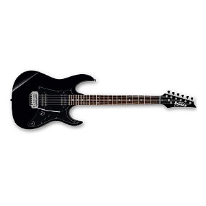 Ibanez 6 String Solid-Body Electric Guitar, Right Handed, Black (GRX20ZBKN)