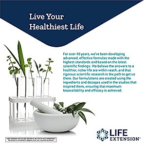 Life Extension Cognitex Basics - Brain Health Supplement - For Memory, Focus, Attention, Cognitive Performance and Inflammatory Response - Non-GMO, Gluten-Free - 30 Softgels