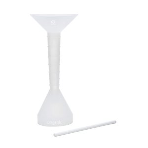ONGROK Transparent Filler, Loader and Packer Device with Measuring Guide, Kit includes: Funnel and Packing Stick