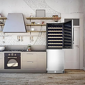 BODEGA 24 Inch Wine and Beverage Refrigerator Cooler,Dual Zone Wine Fridge with Memory Temperature Control 77 Bottles and 180 Cans,Built-In or Freestanding 2-in-1 Wine Cooler for Home Bar Kitchen