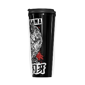 Ekocev Anime Baki The Grappler Baki Hanma Coffee Cups Portable Vacuum Double Insulated Cups Fashion Travel Mugs