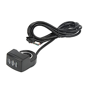 WEYI E Bike Throttle, Proper Design E Bike Accelerator Throttle Premium ABS for Repair