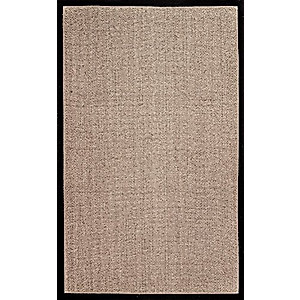 nuLOOM Lauren Casual Solid Area Rug, 3' x 5', Black