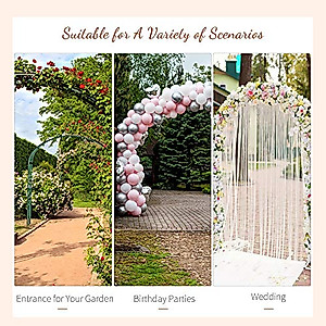 Outsunny 85" Wooden Garden Arbor for Wedding and Ceremony, Outdoor Garden Arch Trellis for Climbing Vines, Fir Wood, White
