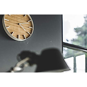 Yamazaki Home Wall Clock - Modern Wood Home Decoration Steel + Wood One Size Ash