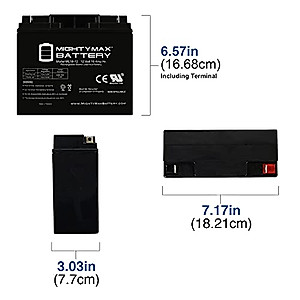 Mighty Max Battery 12V 18AH SLA Battery for Sealake FM12170E