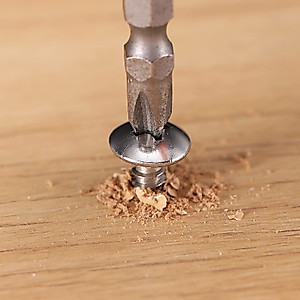 #4 x 1/4" Wood Screw 100Pcs Truss Head Phillips 18-8 (304) Stainless Steel Fast Self Tapping Screws by SG TZH