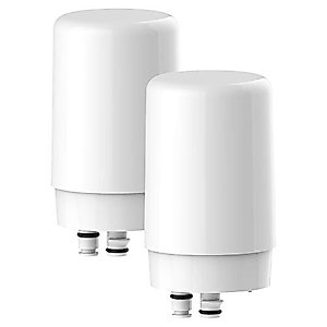 Waterdrop Faucet Filter Cartridges, Replacement for Brita® Faucet Filter 36311 On Tap Water Filtration System Replacement Filters (Pack of 2)